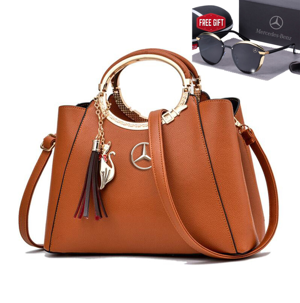 2021 Mercedes Benz Summer Handbag With Free Glasses Gift